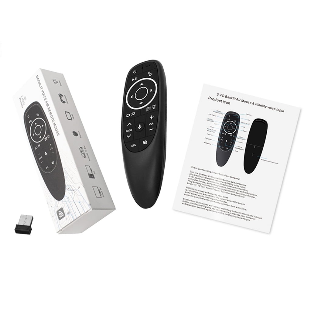 Mini Wireless Smart Remote Backlit For Android TV Box PC Smart TV ...