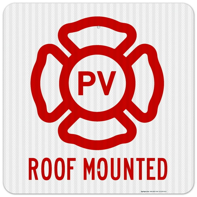 PV Roof Mounted Sign, - Walmart.com