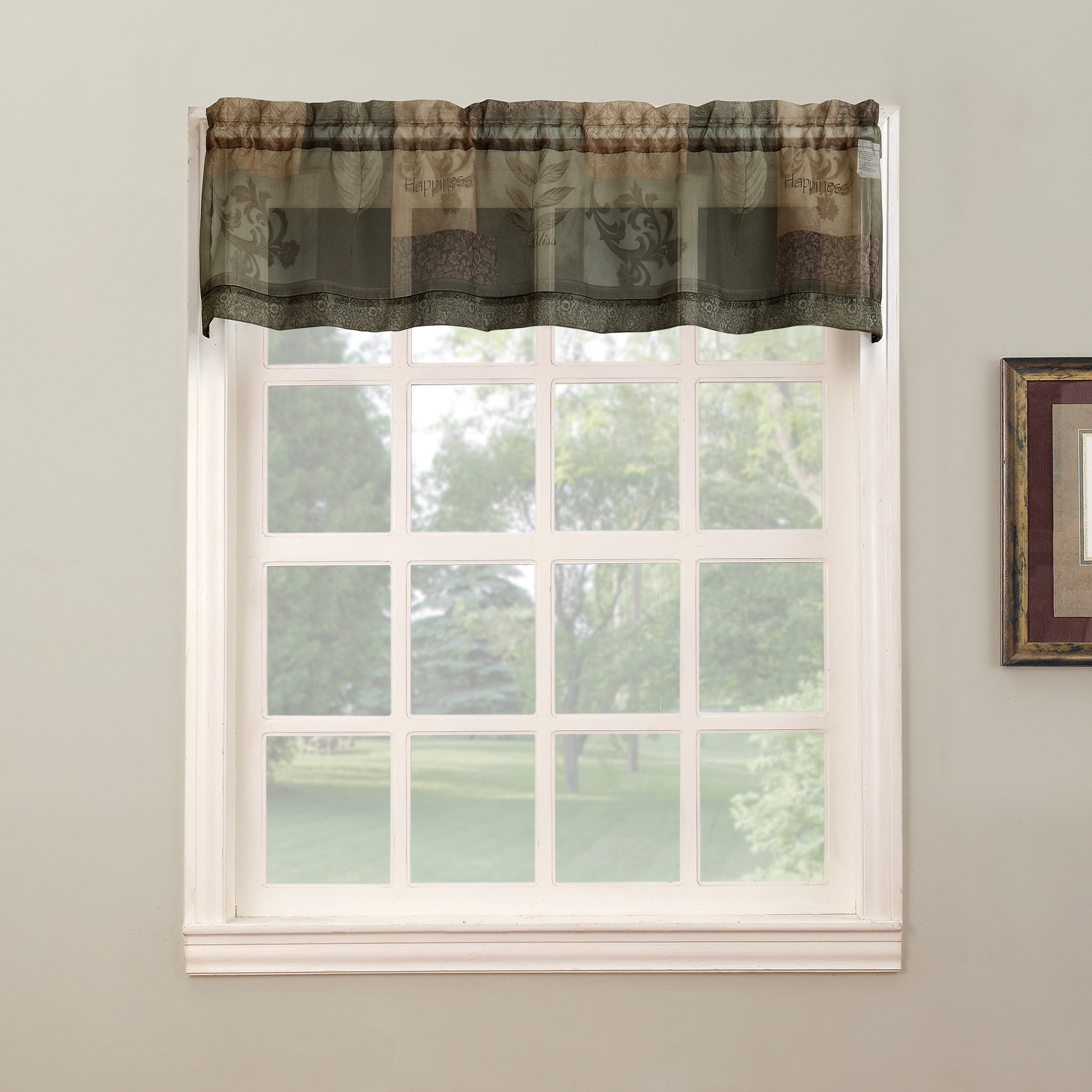 No. 918 Eden Rod Pocket Window Valance - Walmart.com