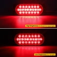 2Pcs 4.4" Red 24 LED Trailer Side Marker Clearance Light, Aluminum ...