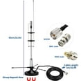 2m 70cm GMRS Antenna Outdoor Indoor Desktop Police Scanner Antenna VHF UHF FM CB GMRS ADSB for ...