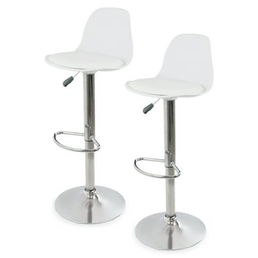 Sillas de Bar para Barra de Cocina con Respaldo y Reposapies de Altura ...