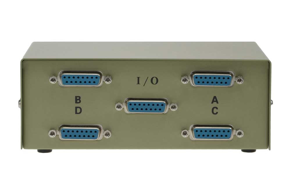 SF Cable 4-Way DB15 Female ABCD Joystick Switch Box - Walmart.com