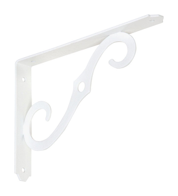 National Hardware White Steel Shelf Bracket 0.94 in. L 80 lb - Walmart.com