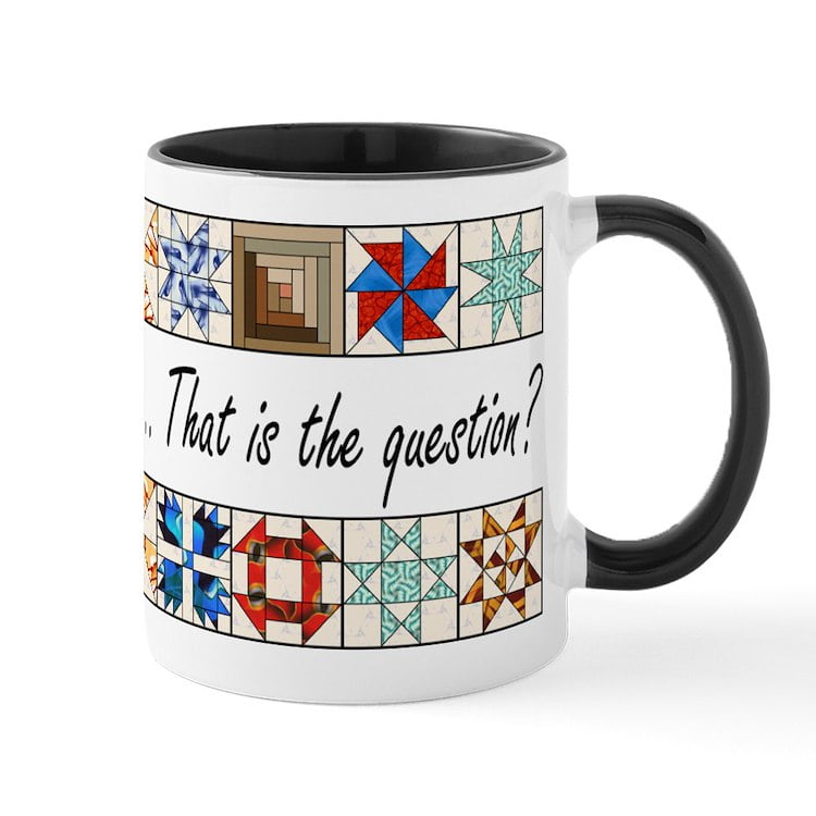 CafePress - Quilters Mug - 11 oz Ceramic Mug - Novelty Coffee Tea Cup ...