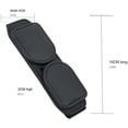 Benoxine Magnetic Leather Sunglass Holder for Car Sun Visor,Ticket Card ...