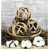 Ebros Wildlife Rustic Buck Elk Deer Stag Entwined Antlers Orb Potpourri ...