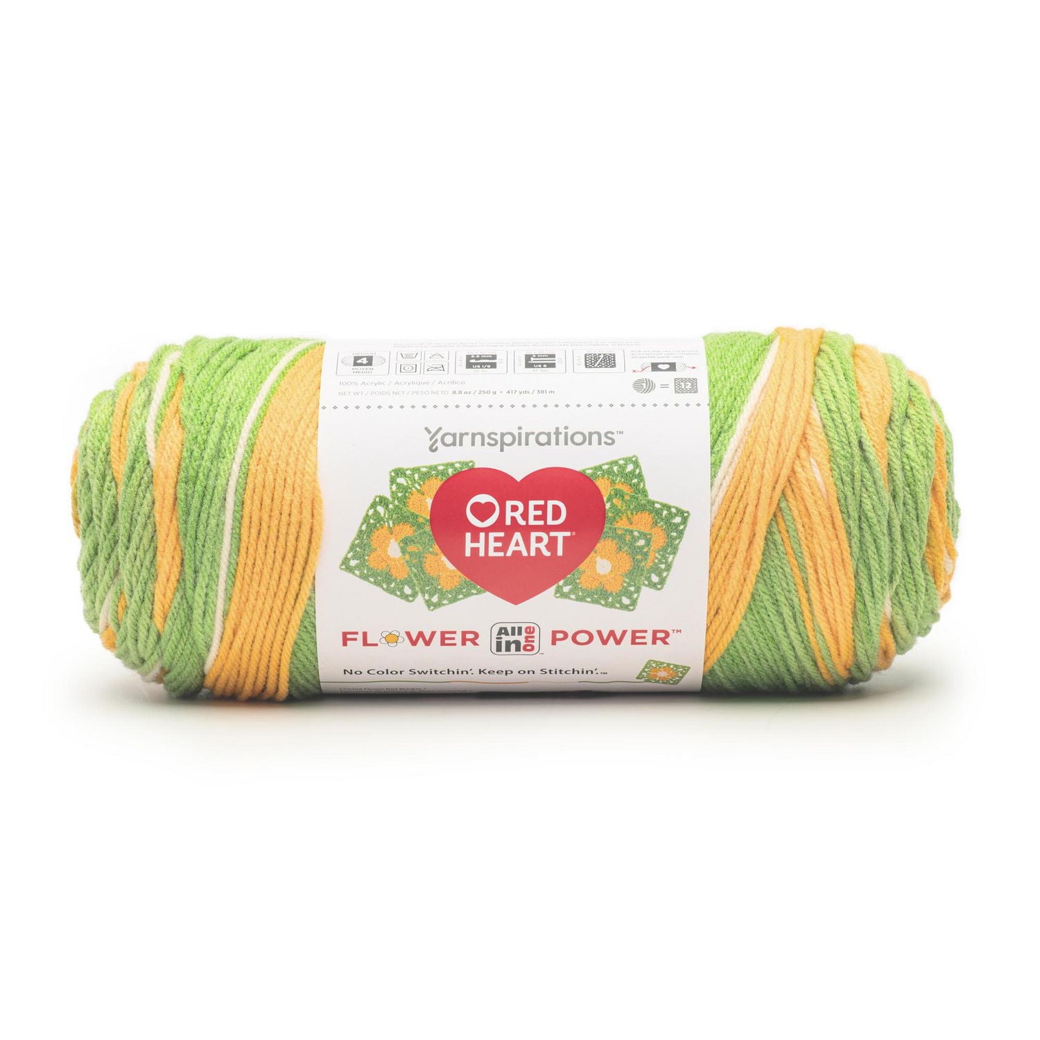 Click here for Red Heart All In One Flower Power #4 Worsted (Medi... prices