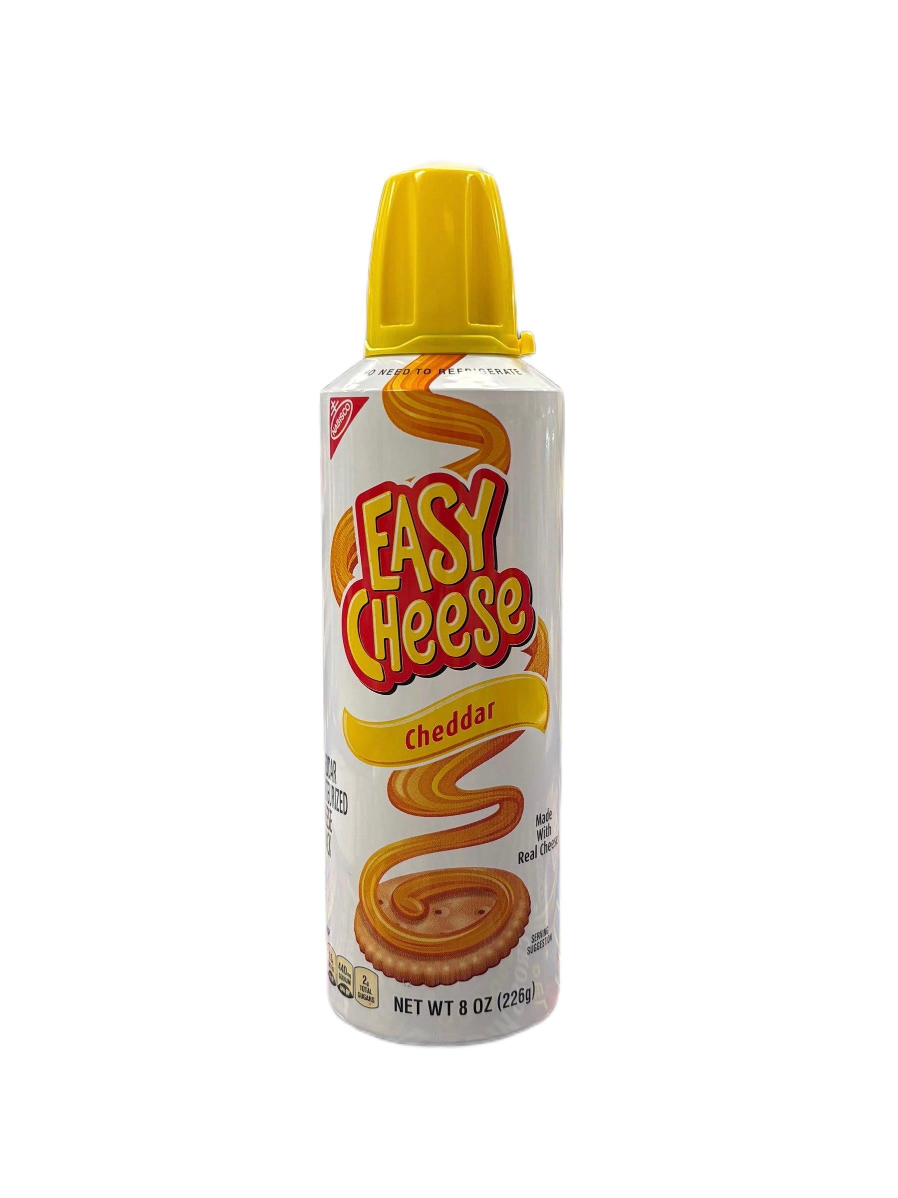 Easy Cheese Cheddar Cheese Snack, 8 oz Cans (Pack of 12) - Walmart.ca