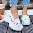 Dakaela Womens Platform Orthopedic Walking Shoes Arch Support Slip on ...