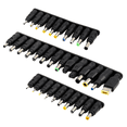 34 Pack Interchangeable DC Plug Tips Connector Kit with 5.5×2.1mm ...