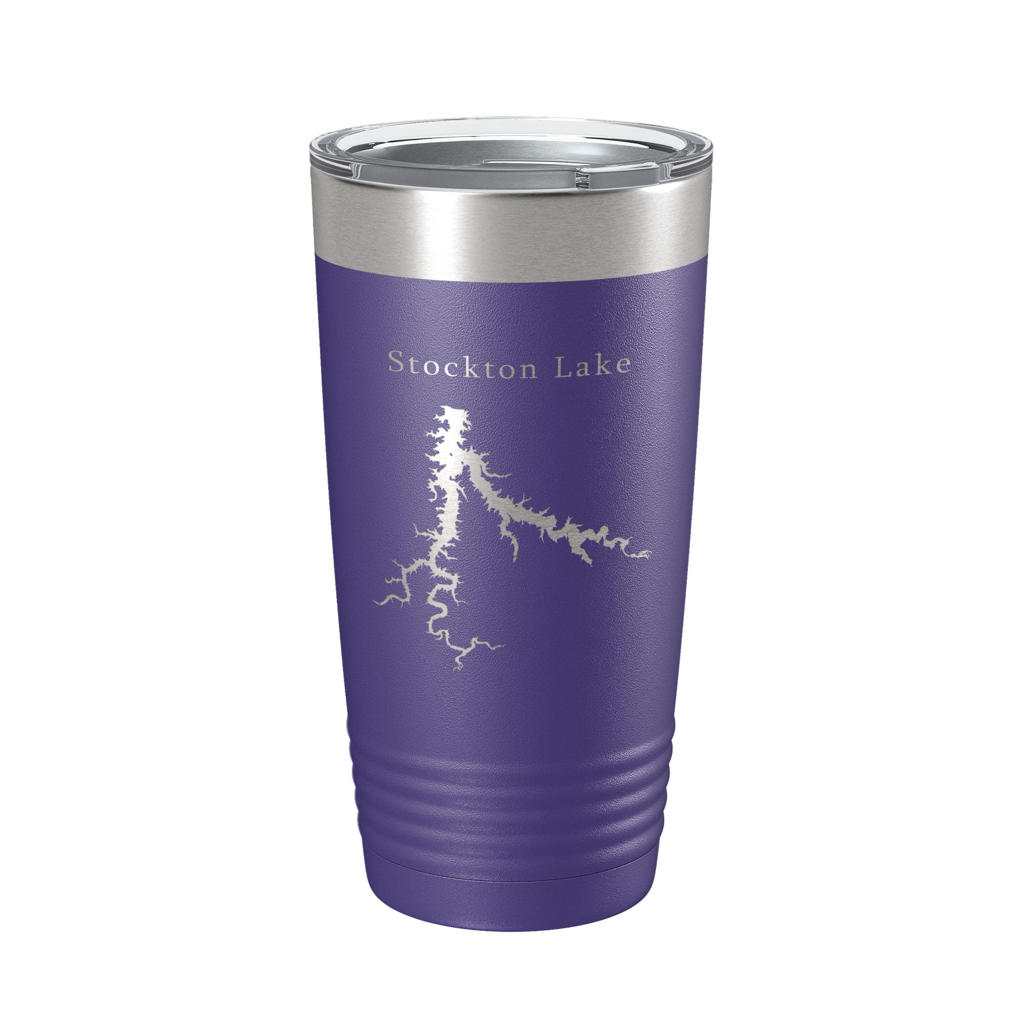 Stockton Lake Map Tumbler Travel Mug Insulated Laser Engraved Coffee ...