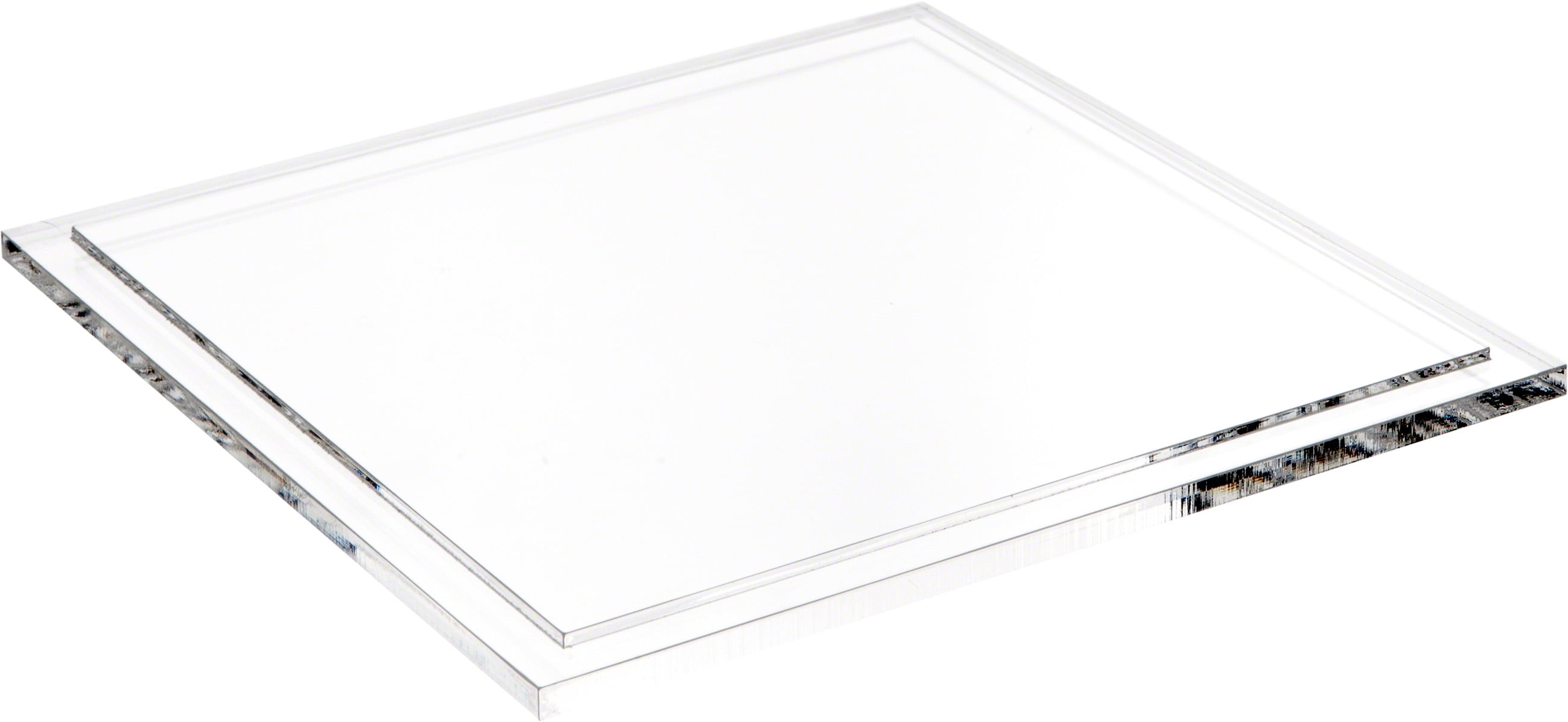 Plymor Clear Acrylic Base For Square Clear Acrylic Display Case 8 X 8