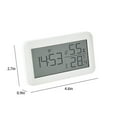 PPgejGEK Digital Alarm Clock with LCD Display Thermometers Hygrometer ...