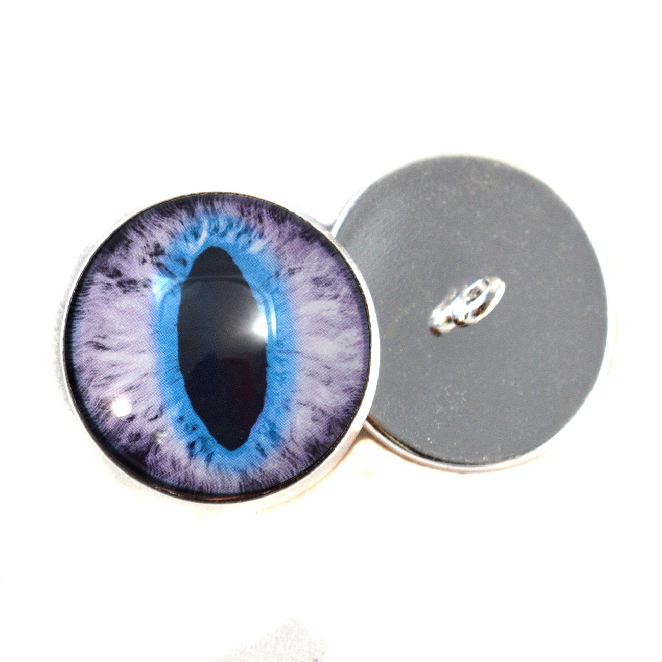 Purple and Blue Cat Dragon Sew-On Button Glass Eyes - Walmart.com