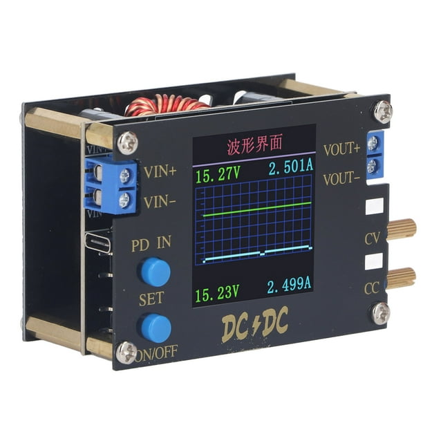 Módulo de fuente de alimentación CCCV, DC Buck Boost Converter Módulo ...