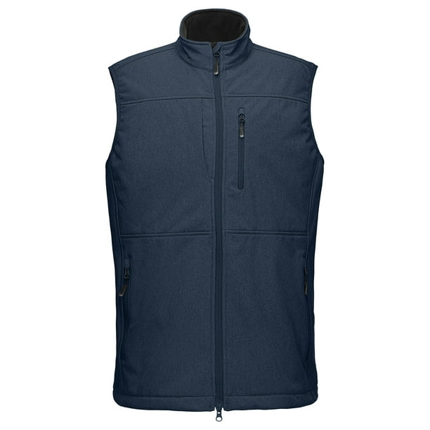 33,000ft Men's Lightweight Softshell Vest Outerwear Zip up Fleece Lined ...