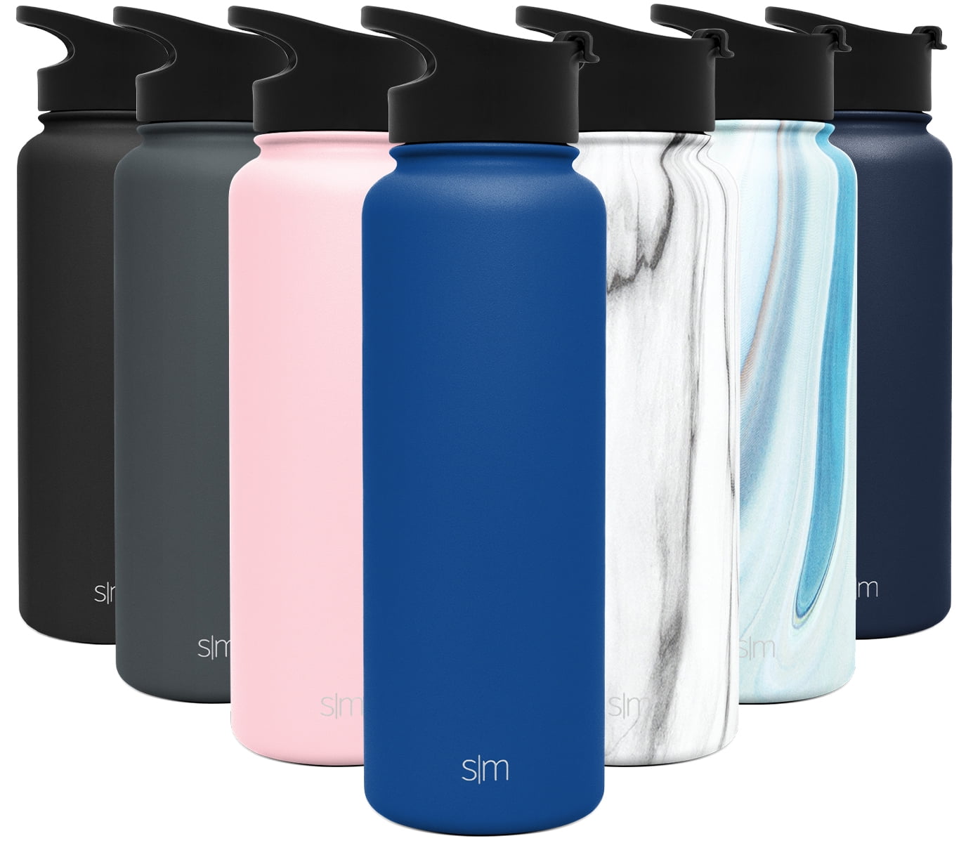 Simple Modern 40 Oz. Summit Water Bottle - Stainless Steel Tumbler ...