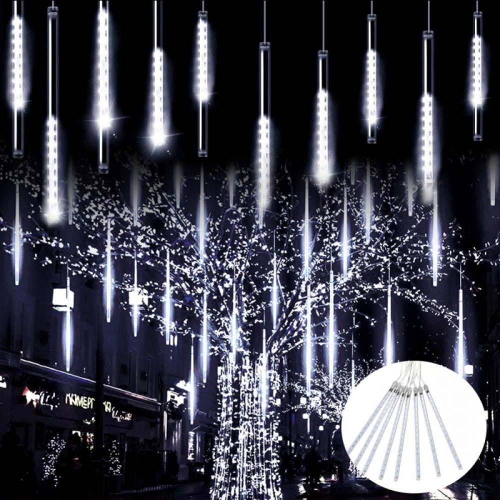 Christmas Lights Outdoor Tree Snowfall LED Dripping Icicle Shooting ...