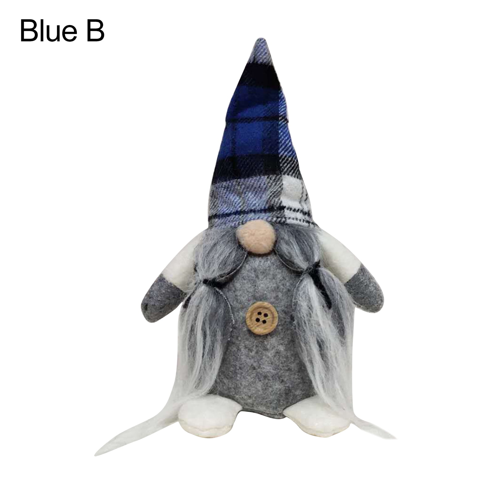Decorative Faceless Doll Novelty Anti-fade Lattice Big Braids Gnomes ...