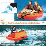 Topcobe 2 Person Water Sport Inflatable Towable Tubes for Boating ...