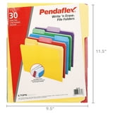 Pendaflex, PFX84370, Erasable Tab File Folders, 30 per Pack, Assorted ...