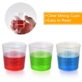 50 Pack 60ml/2oz Plastic Graduated Cups Transparent Scale Clear Epoxy ...