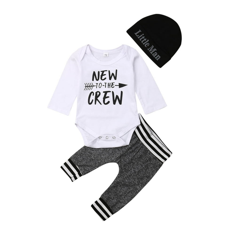 Click here for Cnkoo Newborn Baby Boy Romper Top+Pants Outfit Clo... prices