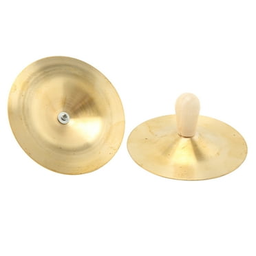 Uxcell Finger Cymbals, 1 Pcs 2.08 Diameter Copper Golden Tone - Walmart.com