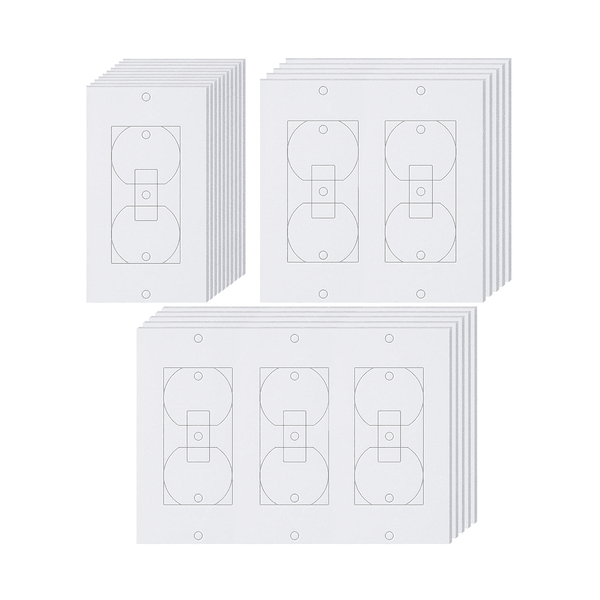 Click here for Geloo 20pcs Wall Insulation Outlet Insulators Seal... prices