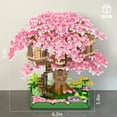 Cherry Blossom Bonsai Tree Building Set, 2028 Mini Bricks Sakura Tree ...