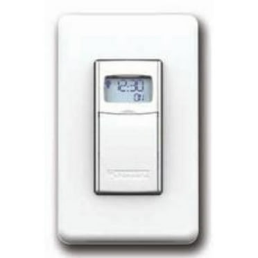Intermatic EJ600 120 Volt Indoor Digital Astro In-Wall Timer, White ...