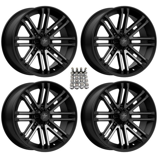 MSA M40 Rogue ATV Wheels/Rims Black 16" Can-Am Commander Maverick ...