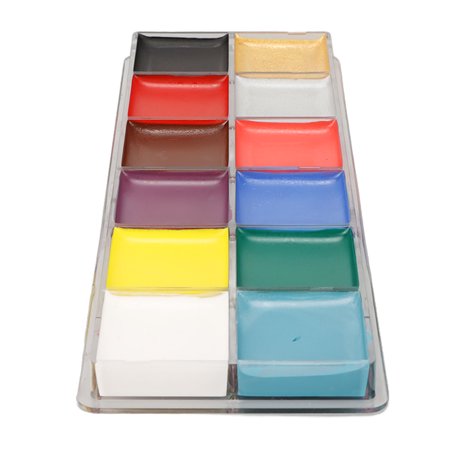 Face Paint Palette, Washable Highly Pigmented Face Body Paint Palette ...