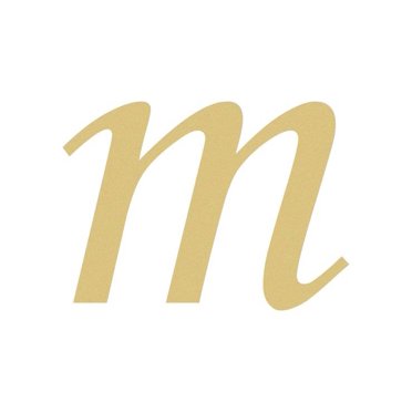 On the Surface Rustic Letter M, 1 Each - Walmart.com