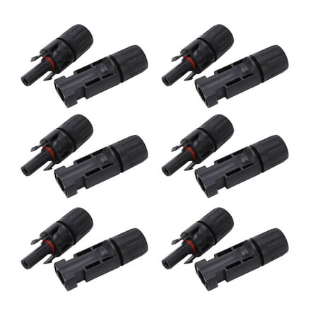 Solar Photovoltaic Connector, Solar Panel Cable Connector IP67 12PCS With Wrench For Industry ...