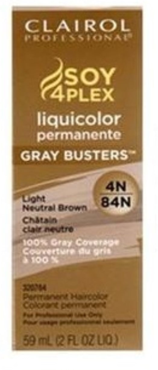 Clairol Professional Liquicolor 4N/84N Light Neutral Brown, 2 oz (Pack ...
