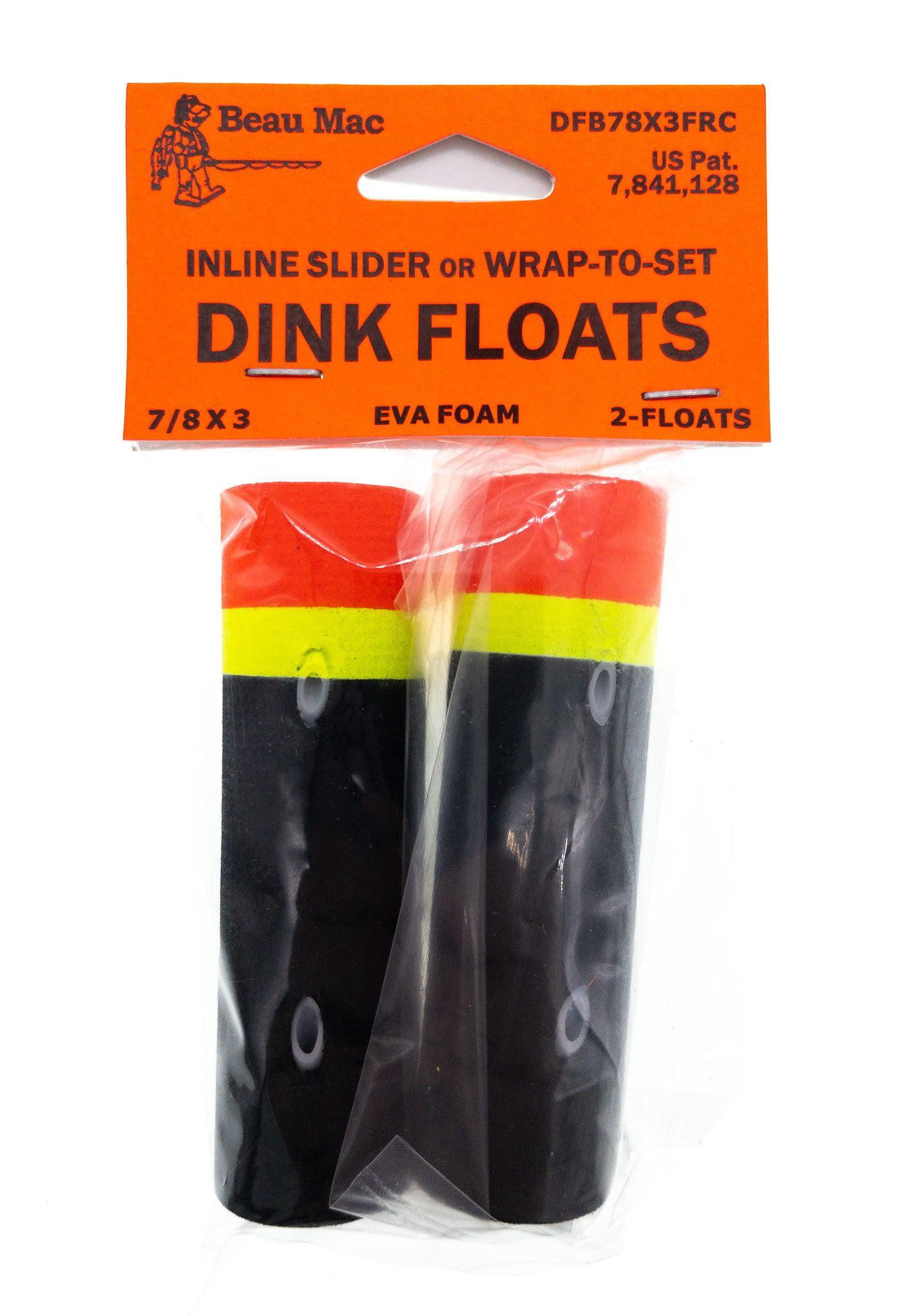 Beau Mac Inline Slider Dink Floats Black Fluro Orange QTY 2 - Walmart.com