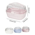 CIYISON Guinea-Pig Travel Cage Hamster-Carriers with Water Bottle Small ...