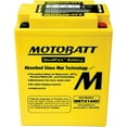MotoBatt MBTX14AU 16.5Ah 250 CCA AGM Powersports Battery replaces ...