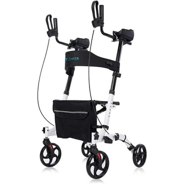 Oasisspace Upright Rollator Walker, Stand Up Rollator Walker with Seat ...