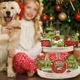 7 Pcs Merry Christmas Tiered Tray Decor, Red Green Xmas Truck Stink ...