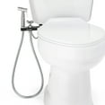 CleanSpa Luxury Hand-Held Bidet Holster with Integrated Shut Off, Black ...
