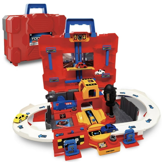 Matchbox Vehicle Playset FEDEX Package Center with Express Delivery Van ...