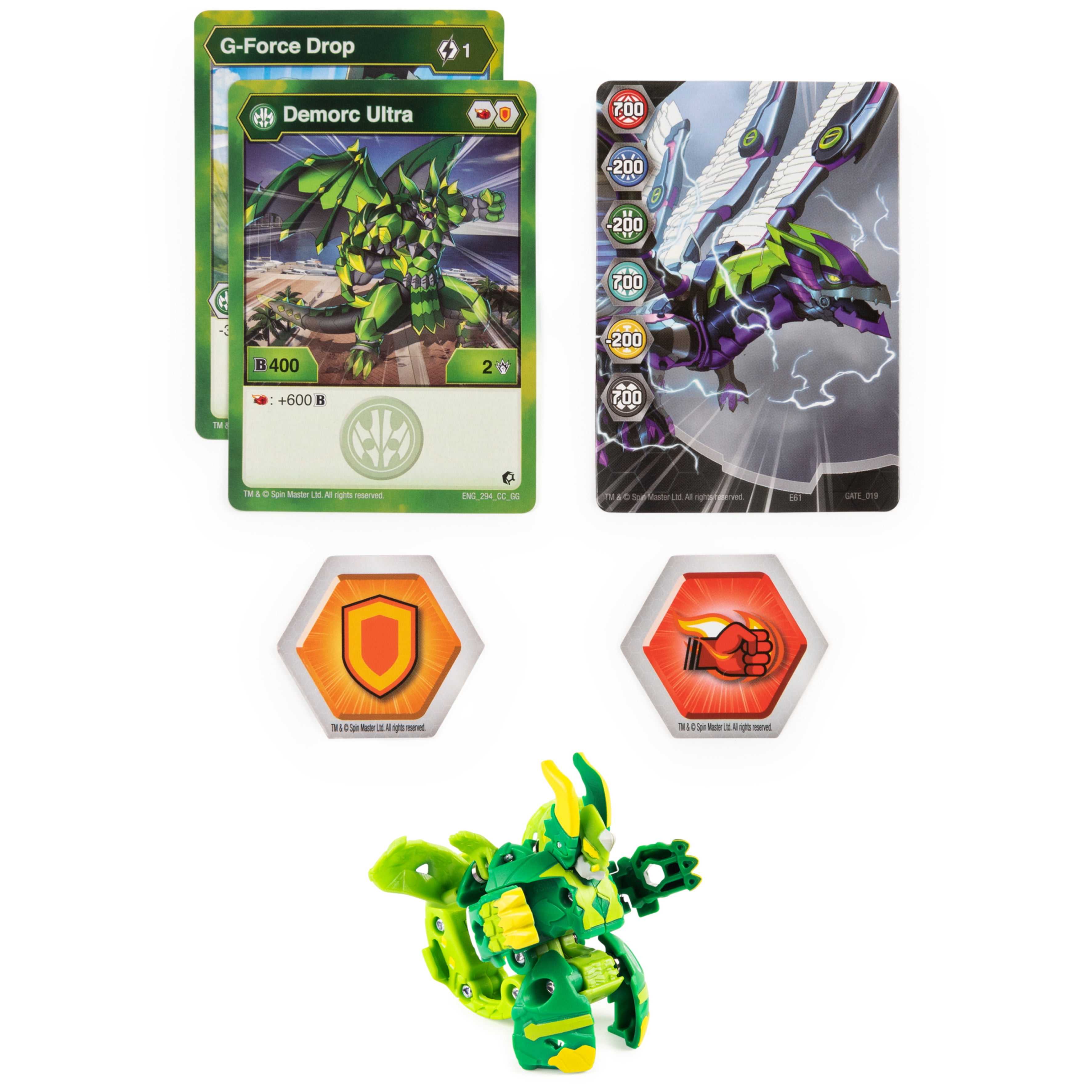 Buy Bakugan Ultra, Demorc, 3-inch Tall Geogan Rising Collectible Action ...