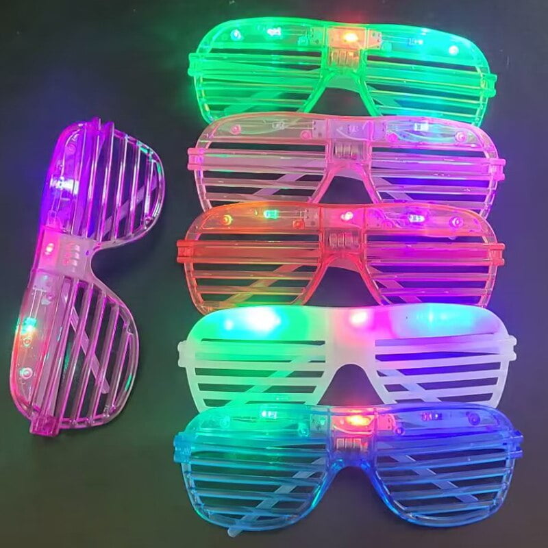 Gafas de sol Led que brillan en la oscuridad para niños y adultos ...