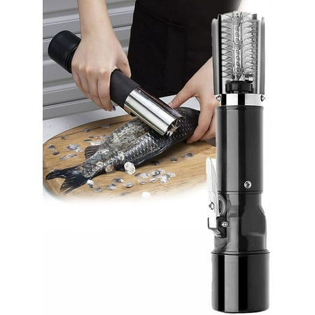Electric Fish Scaler Cordless Fish Scaler Full-Body Waterproof Handheld ...