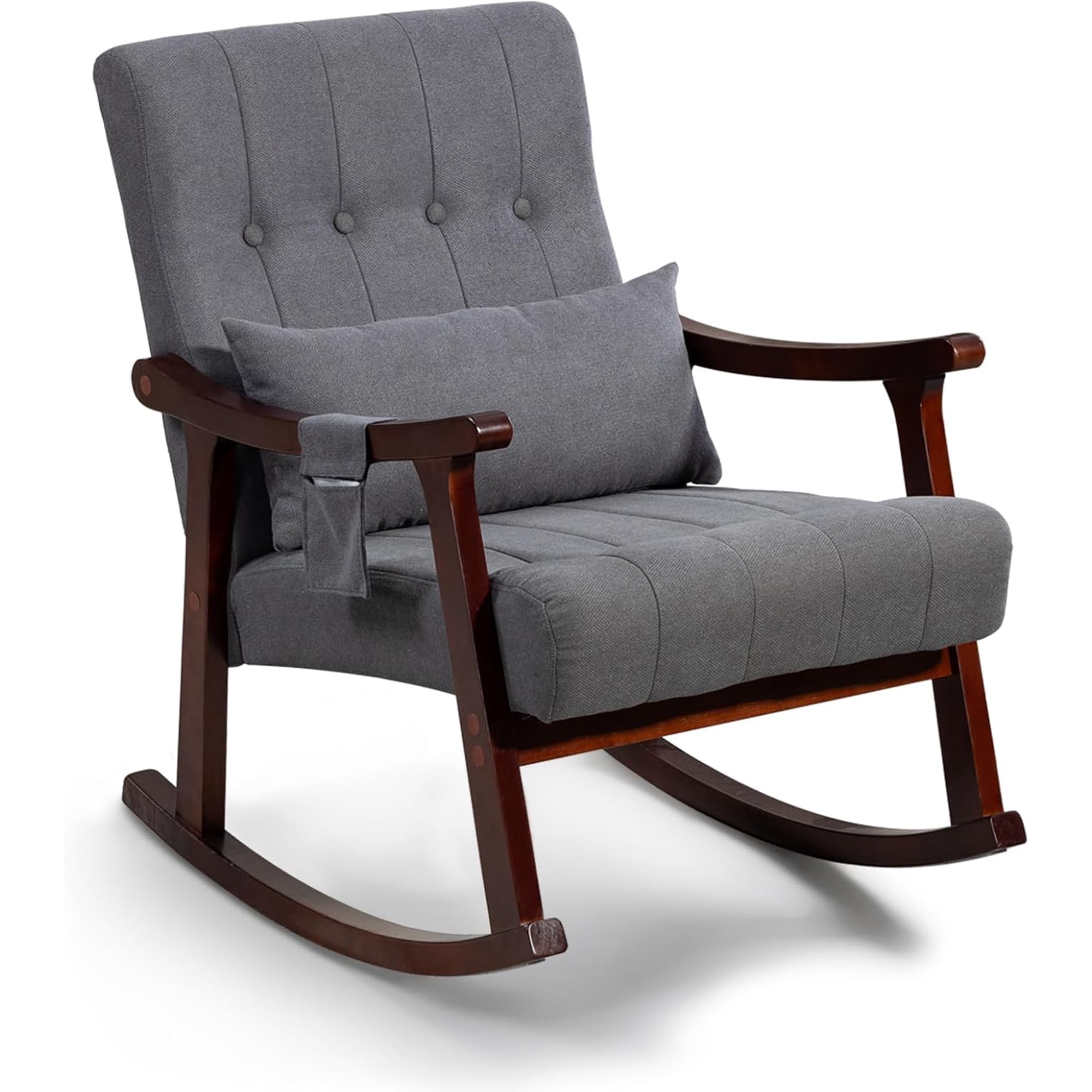 Click here for Mellcom Upholstered Rocking Chair With Lumbar Supp... prices