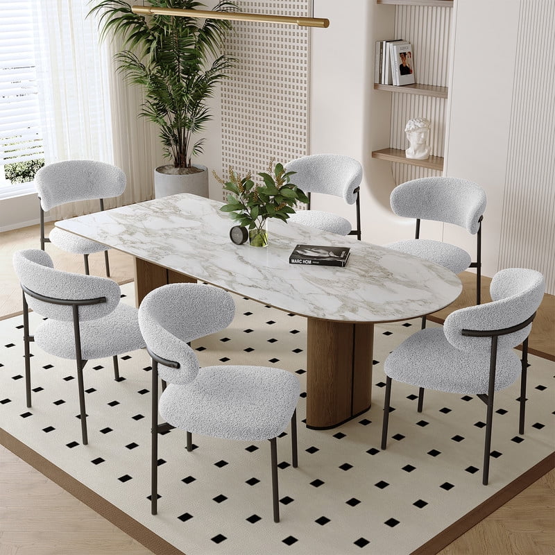 Click here for Hawsaiy Modern Upholstered Dining Chairs Set Of 6... prices