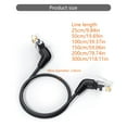 CAT6A Ethernet Cable 360 Degree Rotatable CAT6A Networking Cable 10Gbps ...